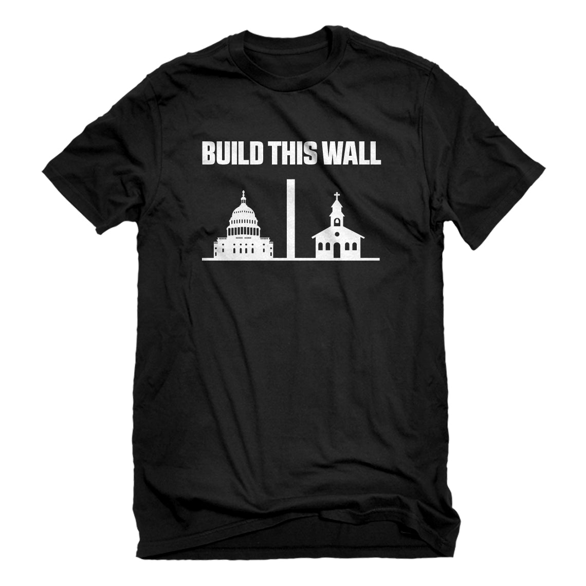 Mens Build This Wall Unisex T-shirt – Indica Plateau