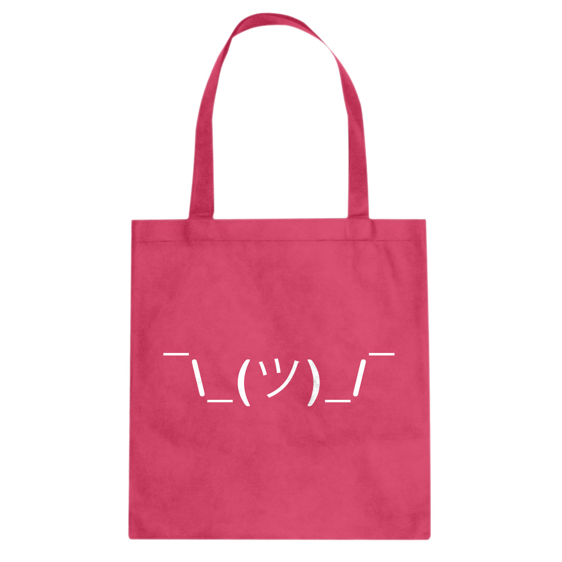 Tote ASCII Shrug Canvas Tote Bag – Indica Plateau