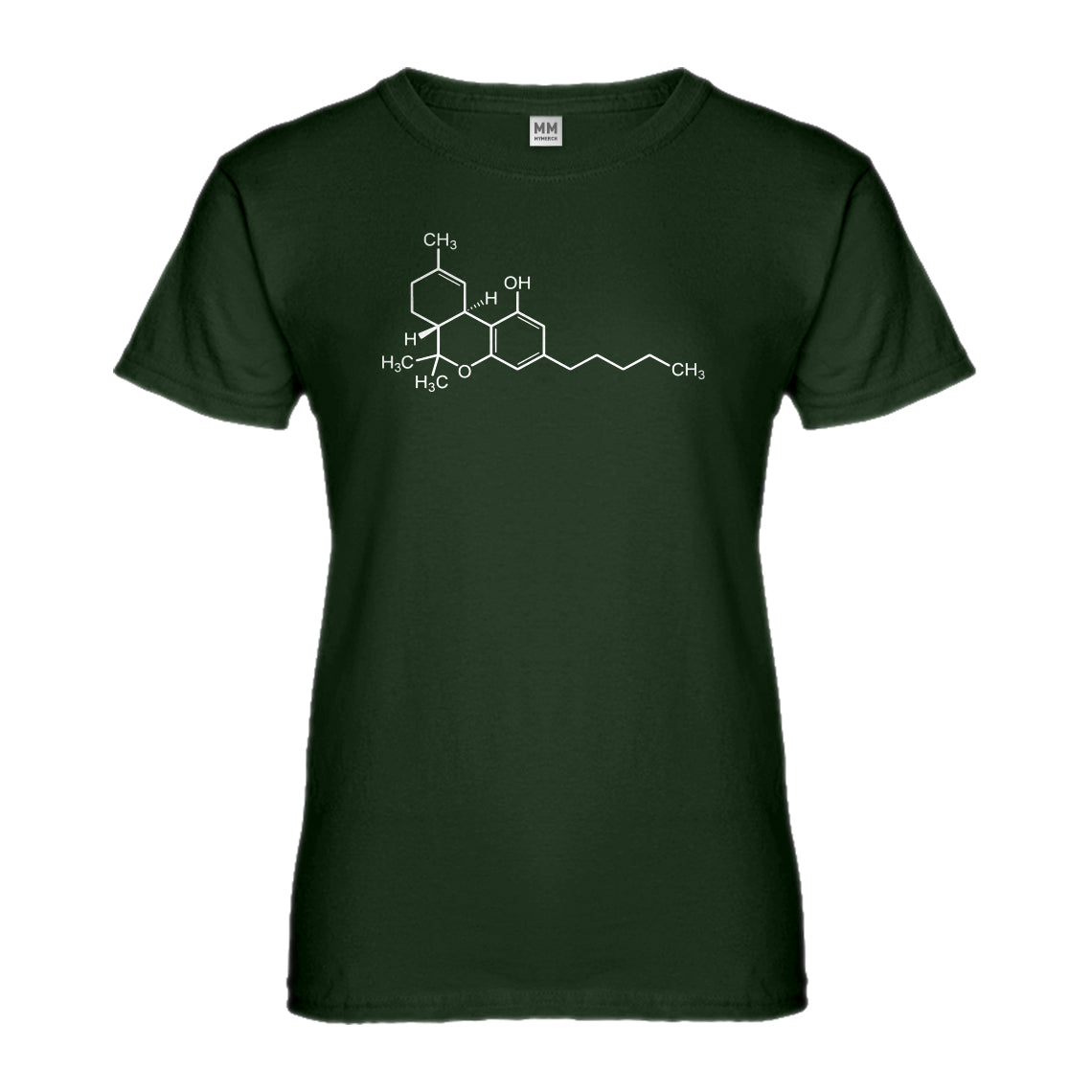 Womens THC Molecule Ladies' T-shirt – Indica Plateau