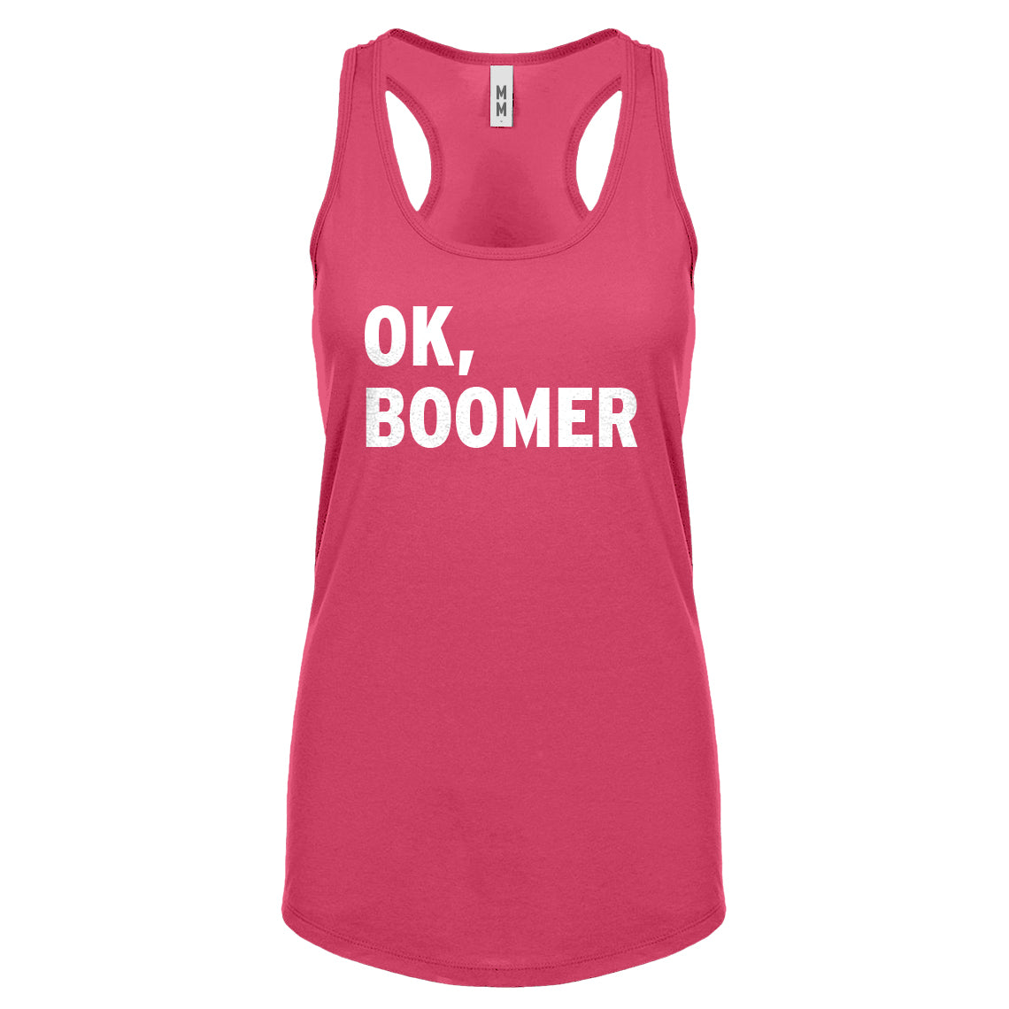 Ok, Boomer Womens Racerback Tank Top – Indica Plateau